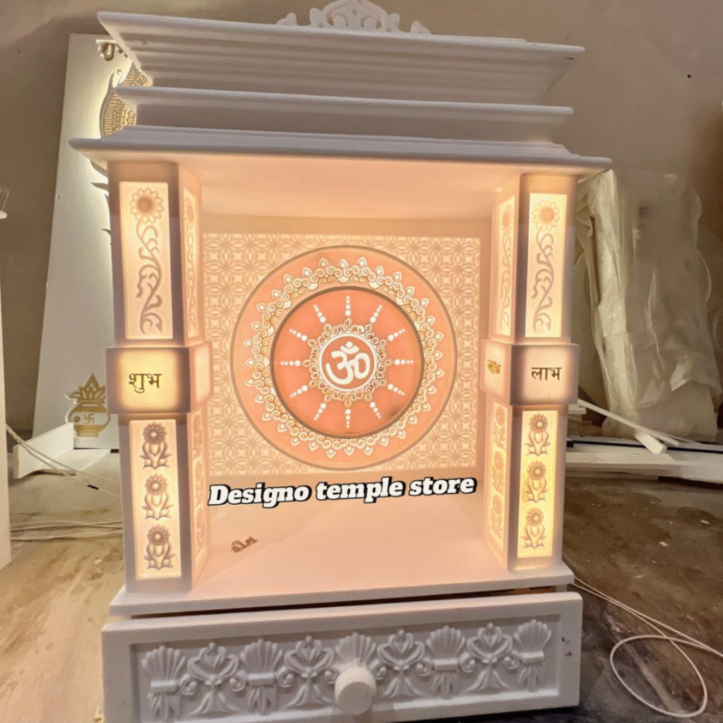 Luxury Corian Mandir in Surat, Gujarat | Custom Temple Designs with ...